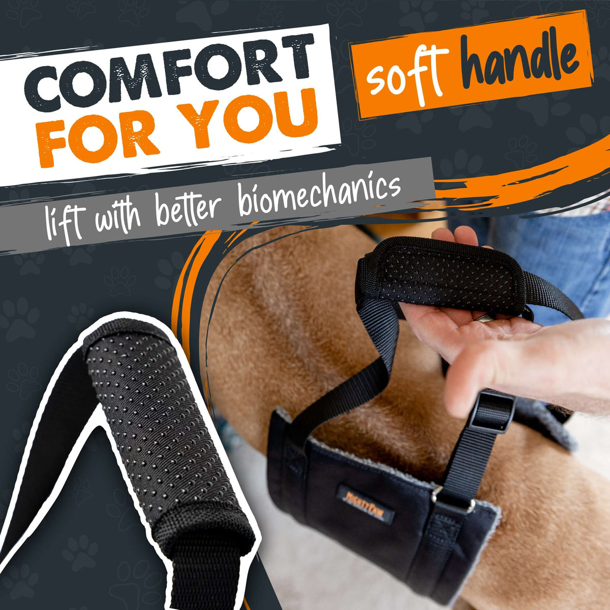Provide Comfortable Support with Mighty Paw Dog Lift Harness