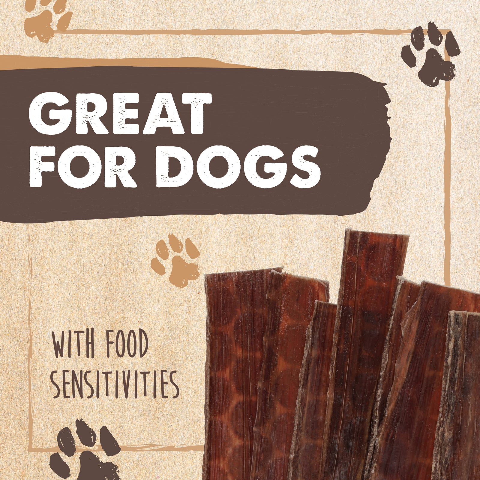 Mighty Paw Naturals Beef Gullet Jerky | All-Natural, Single-Ingredient ...