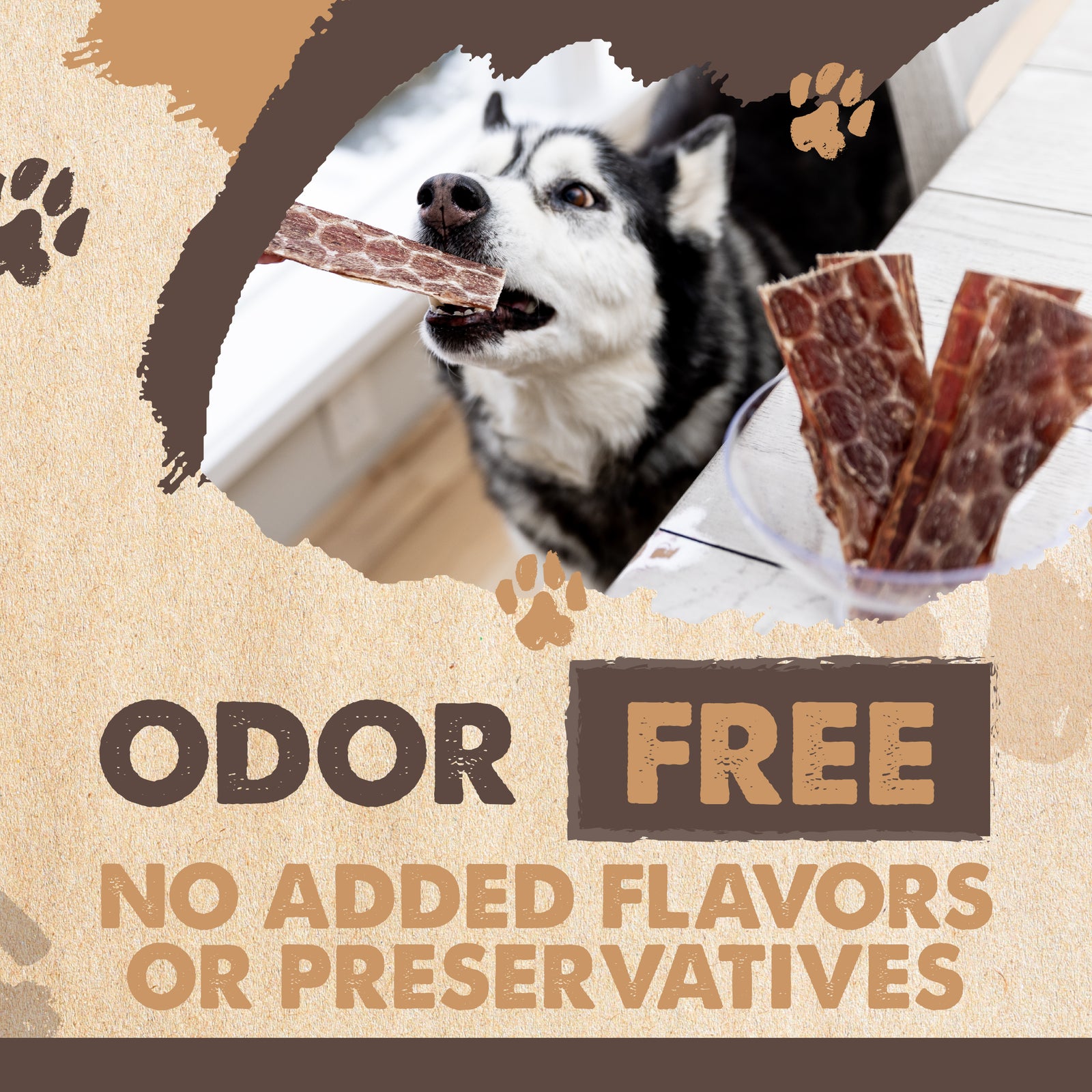 Mighty Paw Naturals Beef Gullet Jerky | All-Natural, Single-Ingredient ...