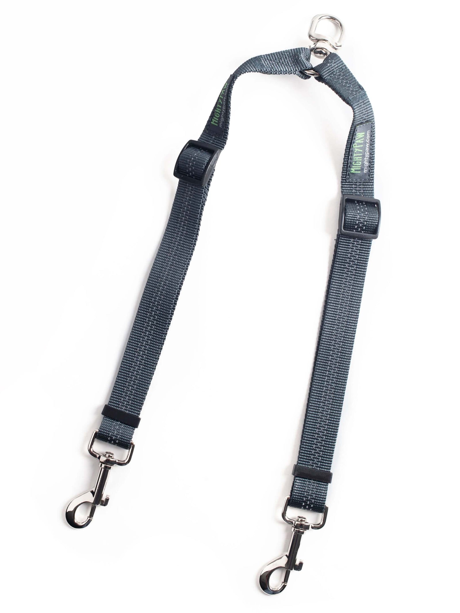 Adjustable-Length Double Dog Leash - Tangle-Free & Reflective
